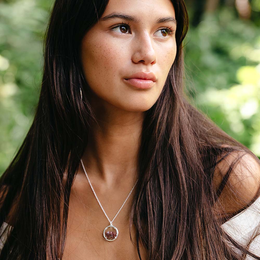 Small Birthstone Shaker Necklace