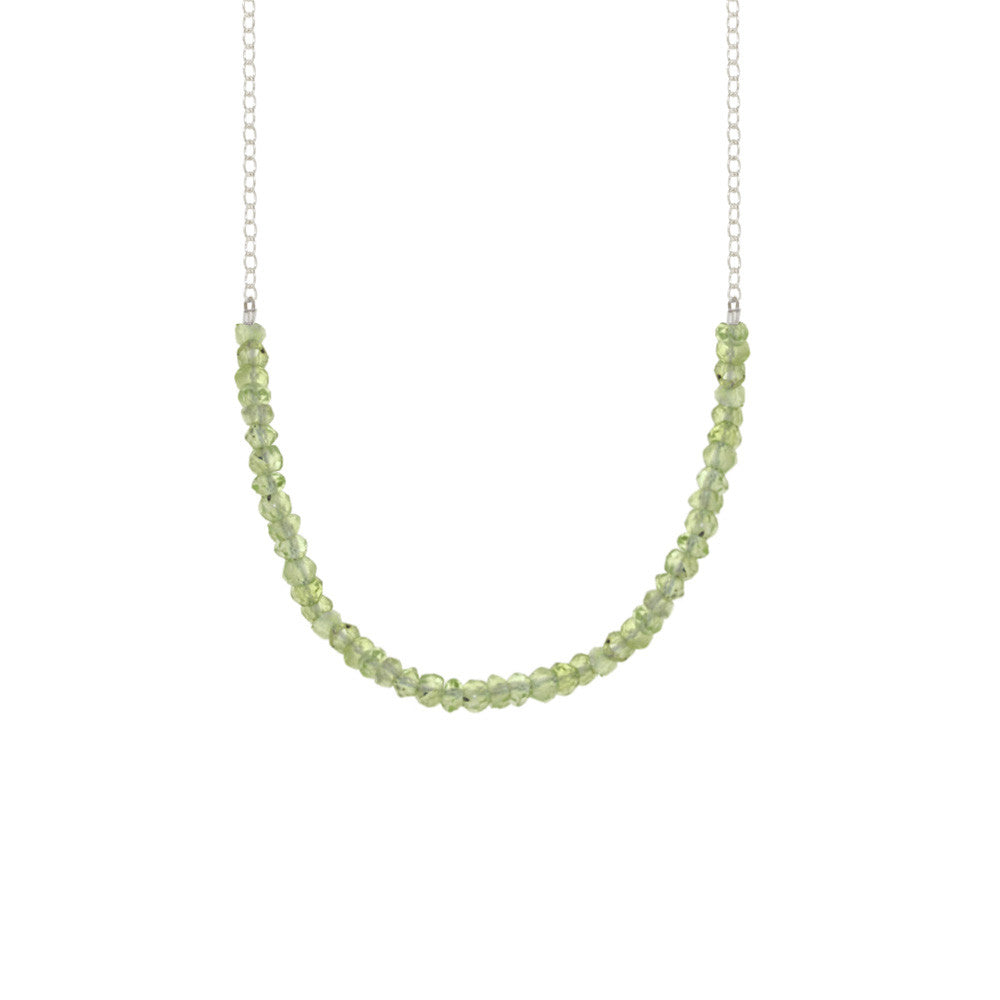 Gemstone Rondelle Necklace
